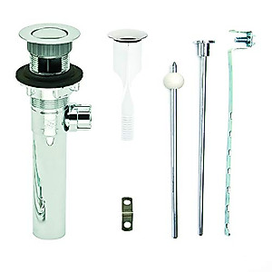 Innova Rhondonite Two Handle Non-Metallic Bathroom Faucet with Easy Install QuickNut and ClogFREE PopUp Drain