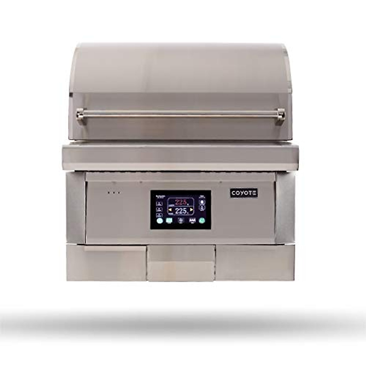 Coyote 28 Inch Built In Pellet Grill, Stainless Steel, Intuitive Digital Touch Control - C1P28