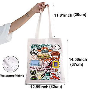 BWWKTOP Friend TV Show Tote Bag Friend TV Show Character Fans Gift Friend TV Show Themed Bag TV Show Merchandise(Sandwich TG)