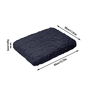 Dog Fluffy Bed, Square Plush Dog Bed, Soft Cloth Mat, Pets Soft Cushion Bed, Dog Bed Mats, Pet Friendly Bedding, Dog Bed Features, Plush Square Kennel Cat Mat Pet Kennel, Soft Cloth Mat for Dogs