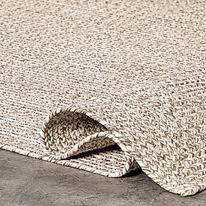 nuLOOM Wynn Braided Indoor/Outdoor Area Rug, 10' x 14', Tan