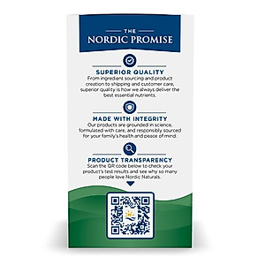 Nordic Naturals Omega Focus, Lemon - 60 Soft Gels - 1280 mg Omega-3 + Citicoline & Bacopa Monnieri Extract - Focus, Attention, Memory, Brain Health - Non-GMO - 30 Servings