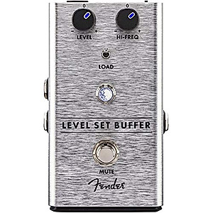Fender Level Set Buffer Pedal Bundle with Power Supply, Instrument Cable, and Picks