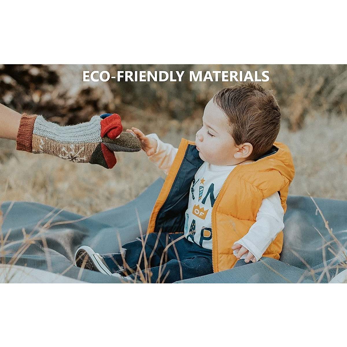 Cate & Levi - Hand Puppet - Premium Reclaimed Wool - Handmade in Canada - Puppets for Church (Set of 3 - Bunny, Cat, Unicorn)