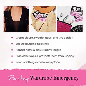 Hollywood Fashion Secrets Medical Quality Double-Stick Apparel Tape, 3 tins x 36 Strips Value Pack