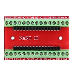 5pcs Nano IO Shield Expansion Board Compact Terminal Adapter Industrial Accessories