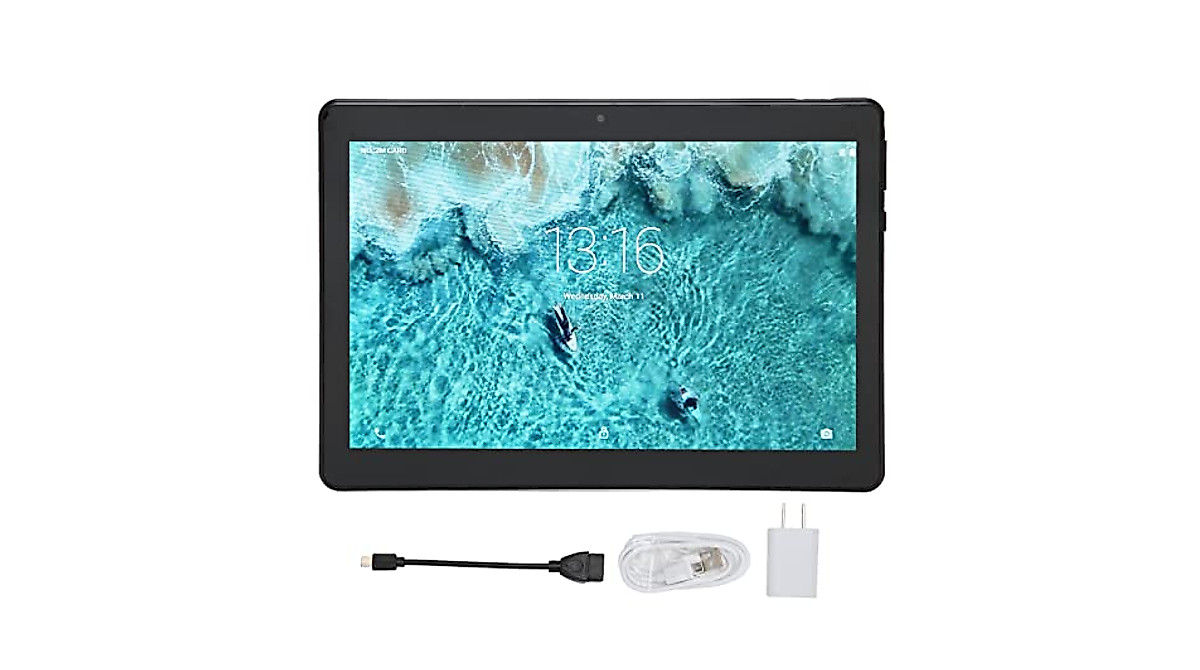 Cosiki 10.1-Inch Tablet with 4GB RAM, Dual SIM, Android 12