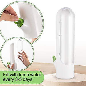 Lallisa Herb Saver Pod Herb Keeper Vegetable Fresh Cilantro Containers for Refrigerator Keeping Bottle Herb Preserver for Mint Fridge Storage, Keeps Greens Fresh for 2-3 Weeks (3 Pcs)