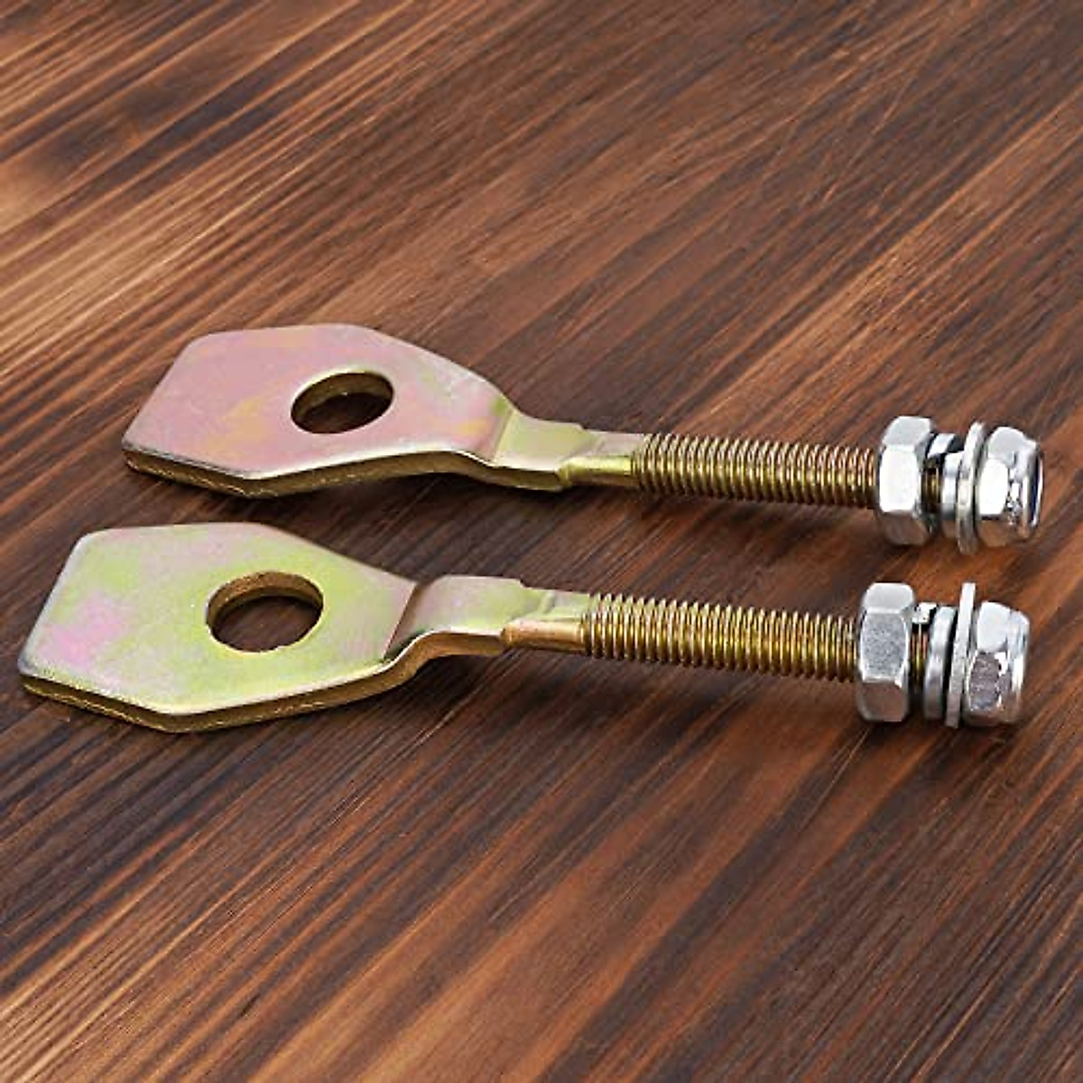 12MM M8 Chain Axle Adjuster, Compatible with 50cc 70cc 90cc 110cc 125cc 250cc Buyang TaoTao Kazuma Chinese Coolster Peace ATV 4 wheeler Quad Dirt Bike Parts