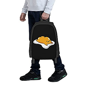 Gudetama_Cute Bag Backpack School Bag Adjustable Large Capacity Leisure Bags Unisex