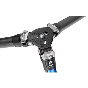 Leofoto LS-364CL+LH-47SC Elongated Tripod, Ranger Series, Carbon Fiber, 4 Leg Sections, Lightweight, LH-47 Ball Head Set, Hybrid Clamp, Arca and Picatinny Compatible