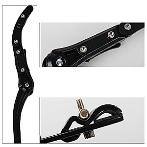 BlueSunshine Rear Mount Bicycle Kickstand Adjustable Aluminum Alloy Bike Stand fits 24"-28"