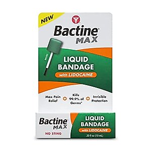 Bactine MAX Liquid Bandage with Lidocaine.30 fl. Ounce