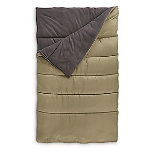 Guide Gear Canvas Hunter 20-Degree Double Sleeping Bag for Adults and Kids 2-Person Warm Winter Cold Weather Lightweight Portable for Camping, Backpacking, Hiking, Outdoors
