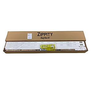 41in H x 44in W (2 Panels) No Dig Zippity Burbank Fence Panel Kit, No Dig Fence Panels, White Vinyl Fences for Yard, Temporary Fence for Backyard, White Picket Fence Garden Border, DIY Fence ZP19057