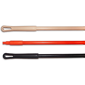 SPARTA 41225EC25 Fiberglass Broom Handle, Mop Handle, Replacement Handle With Acme Threaded Tip For Commercial Cleaning, 48 Inches, Tan