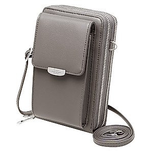 KUKOO Small Crossbody Phone Bags for Women Cell Purse Wallet Mini Shoulder Handbag with Credit Card Slots