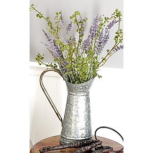 Deco 79 Metal Watering Can Indoor Outdoor Planter Small Planter Pot, Planter 10" x 6" x 12", Brown