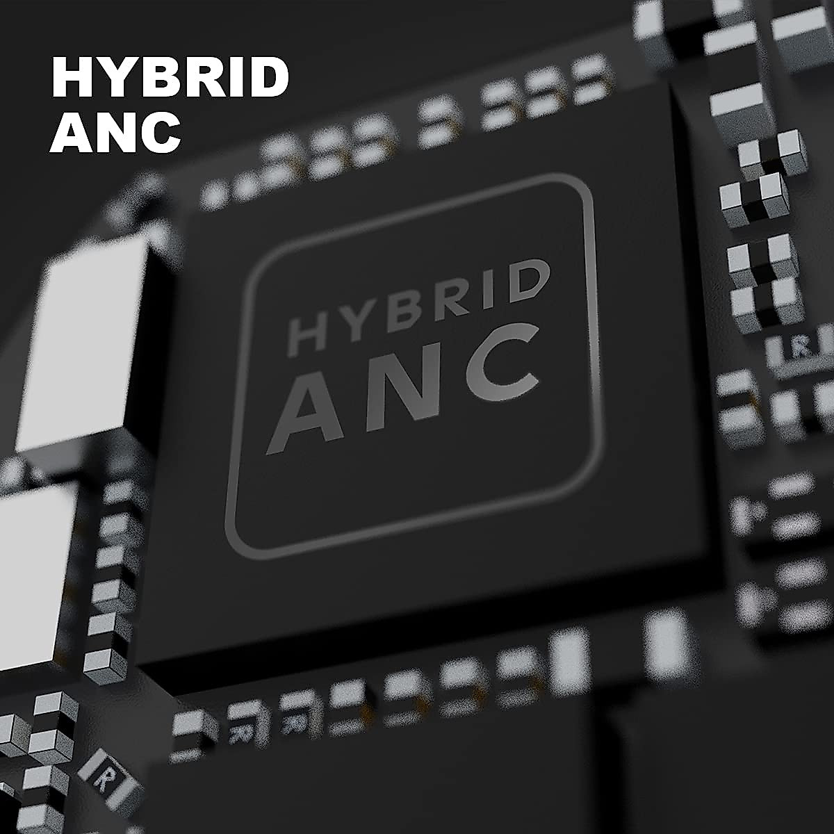 New Soul Emotion PRO Wireless Bluetooth Earbuds - Hybrid Active Noise Cancelling ENC in-Ear Headphones with Wireless Charging Case for Music and Calls - Superior Sound Quality and Comfort - Black