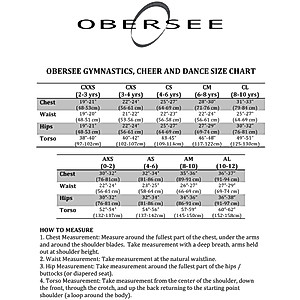 Obersee - O3GL041CXXS - Girl's Girls Gymnastics Leotard - Abby Turquoise | Child (2-3 Years)