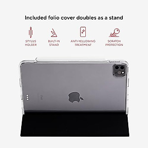 ZAGG Gear4 Crystal Palace Case for Apple iPad Pro 11 inch (4th/3rd/2nd/1st Gen)- Crystal Clear Impact Protection - Shockproof D3O 6.5ft Drop Protection