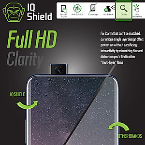 IQShield Screen Protector Compatible with OnePlus 7 Pro (2-Pack)(Case Friendly) LiquidSkin Anti-Bubble Clear TPU Film