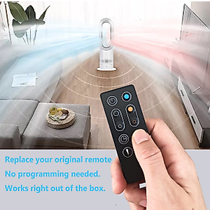 Replacement Remote Control for AM09 Dyson Hot + Cool Tower Fan Heater Cooler