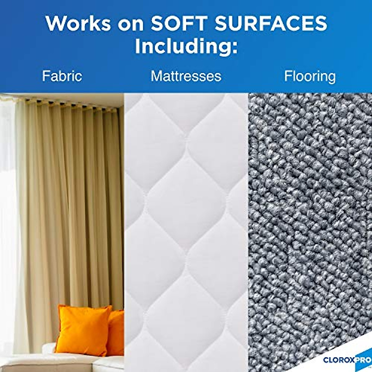 CloroxPro Disinfecting Bio Stain & Odor Remover Pull Top, Healthcare Cleaning and Industrial Cleaning, Clorox Disinfectant Spray, 32 Ounces (Package May Vary) - 31911 (Pack of 1)