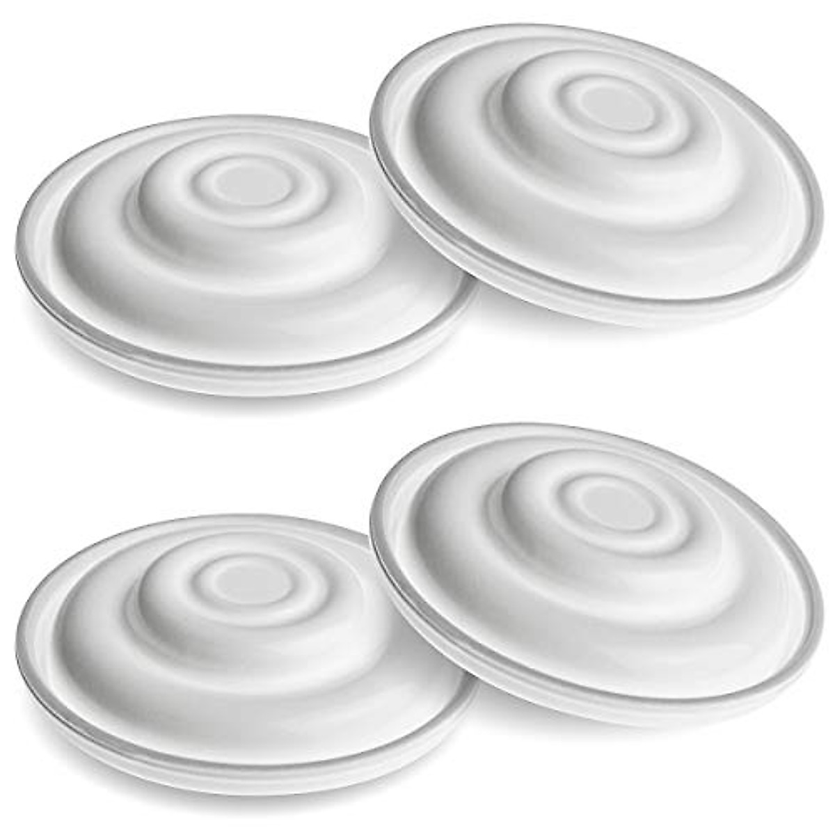 Nenesupply Silicone Backflow Protector Membranes Compatible with Spectra Backflow Protector Not Original Spectra Pump Parts Work with Spectra S2 S1 Breast Pumps (4pc Membrane)