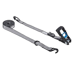 Secure Tite Ratchet Straps 4 Pack, Ratcheting Tie Down Straps with Hooks - 1-1/4” x 16’ Truck Tie Down Straps – Vinyl Double J-Hooks, 1000 lbs. Working Load Limit, 3000 lbs. Break Strength