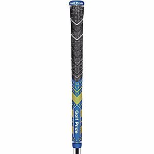 Golf Pride MCC Plus 4 Teams Golf Grips - Std, Royal/Yellow