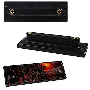 4 Pack 3.6In Double Holes Handles Pulls, Halloween Spider Web Print Decorative Kitchen Cabinet Dresser Drawer Closet Cupboard Door Handles Pulls for Home Bedroom Bathroom