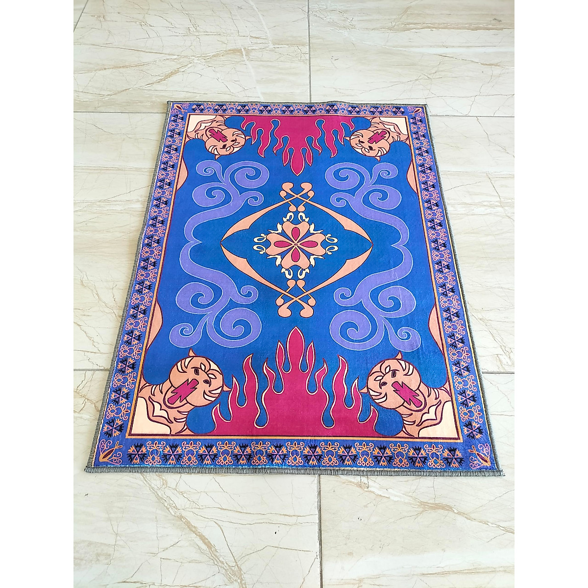Aladdin Rug, Flying Rug, Magic Rug, Movie Rug, Area Rug, Fan Rug, Living Room Rug, Kids Room Rug, Non Slip Rug, Floor Rug, Purple Rug coolVibesR148.1 (23”x31”)=60x80cm=1.9 ft x2.6 ft