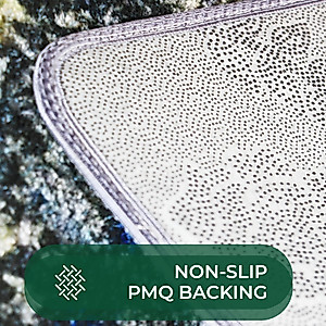 Giant Floor Scatter Area Rug - 36" x 24" Bathroom Rugs Non Slip Washable Throw Rugs - Perfect as Indoor Kitchen mats, Door mats, Living Room Rugs, Bathroom mat & More! | Rubber Backed Rugs (Kyoto)