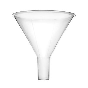 EISCO Powder Funnel, 2.6" - Polypropylene Plastic - Parallel Stem - Resistant to Acids & Alkalis - Great for Laboratory, Classroom or Home Use