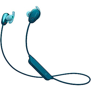 Sony SP600N Wireless Noise Canceling Sports in-Ear Headphones, Blue (WI-SP600N/L) (WISP600N/L)