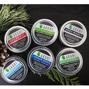 Aromi Solid Cologne | Woodsy, Earthy Men's Fragrance, Pine, Spruce, and Cedar Scent, Vegan, Cruelty-free, Father's Day Gift, Alcohol-Free (Outdoor Guy)