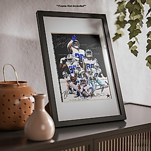 Ikonic Fotohaus Dak Prescott Micah Parsons Ceedee Lamb Pollard Martin Lawrence Turpin Signed Photo Autograph Print Wall Art Home Decor