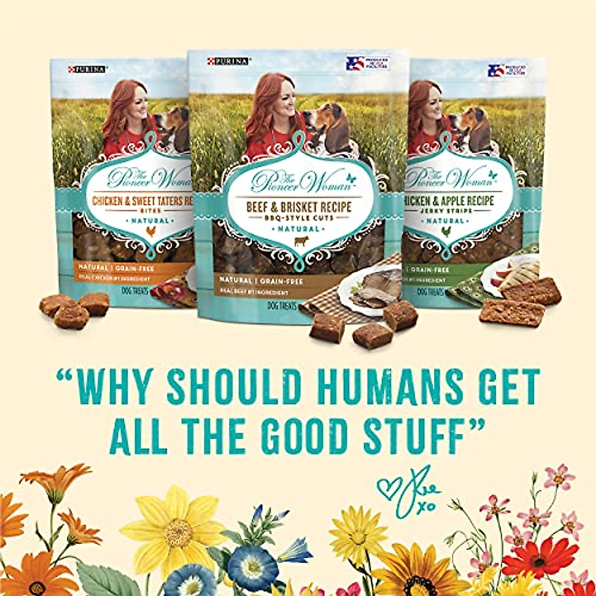 The Pioneer Woman Natural, Grain Free Soft Dog Treats, Chicken & Sweet Taters Recipe Bites - 30 oz. Pouch