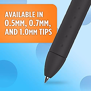 Paper Mate Ink Joy Retractable Gel Pen, Bold Point (1.0mm), Black (2061416), Pack of 4