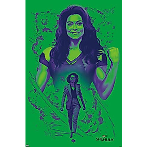 Trends International Marvel She-Hulk: Attorney At Law - Pose Wall Poster, 14.725" x 22.375", Premium Unframed Version