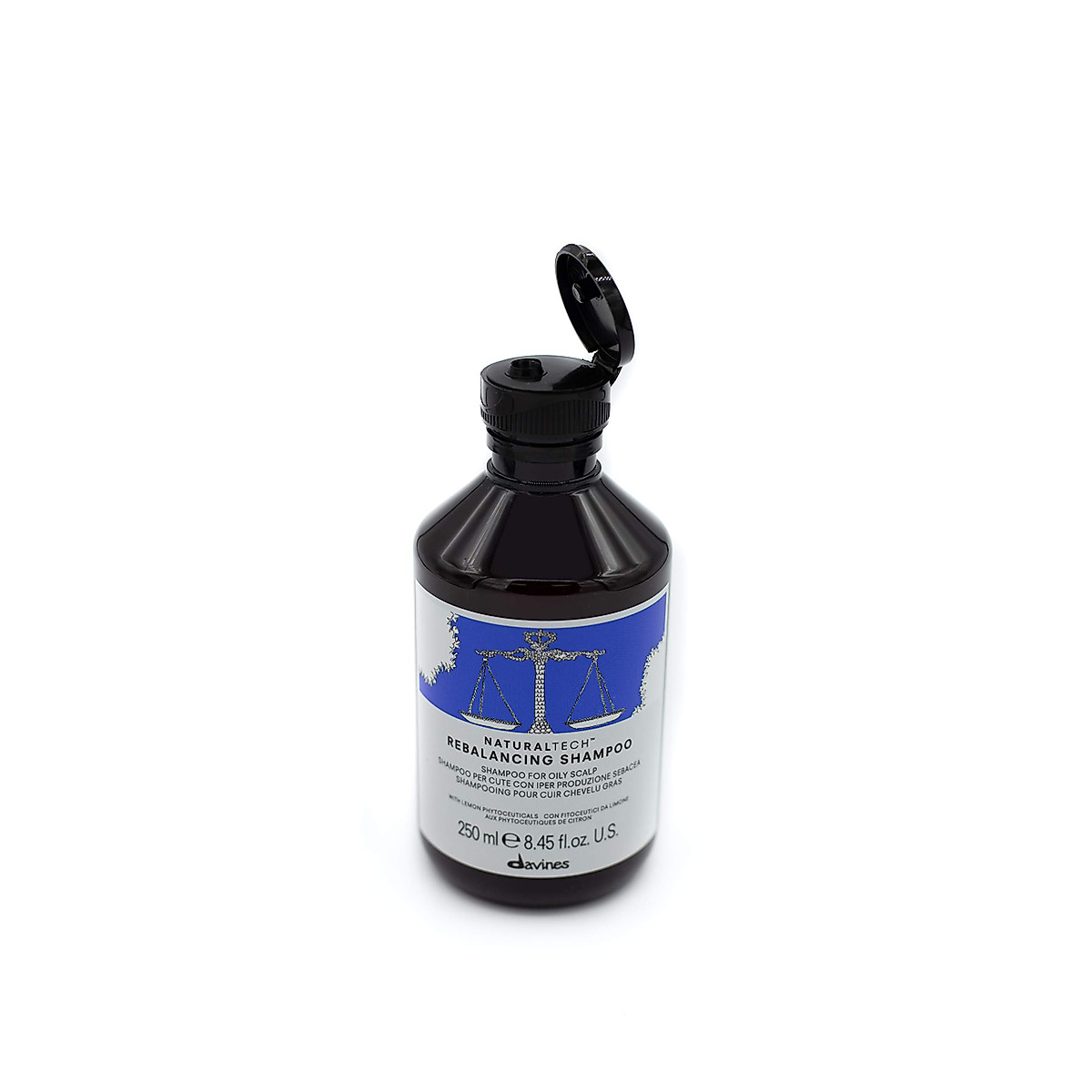 Davines Naturaltech REBALANCING Shampoo, Gently Cleanse The Scalp While Assisting With Excess Sebum Production, Add Shine, 8.45 fl oz