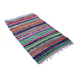 Handmade Braided Chindi Rug, Rag Rug, Area Rug, Carpet Rug, Runner Rug 3x5 Ft, 4x6 Ft, 5x7 Ft, Carpet Rug (4x6 Ft (28x72 Inch))
