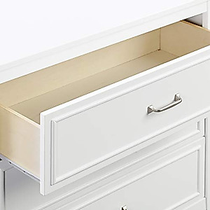DaVinci Charlie 3-Drawer Dresser in White , 35x20x34 Inch (Pack of 1)