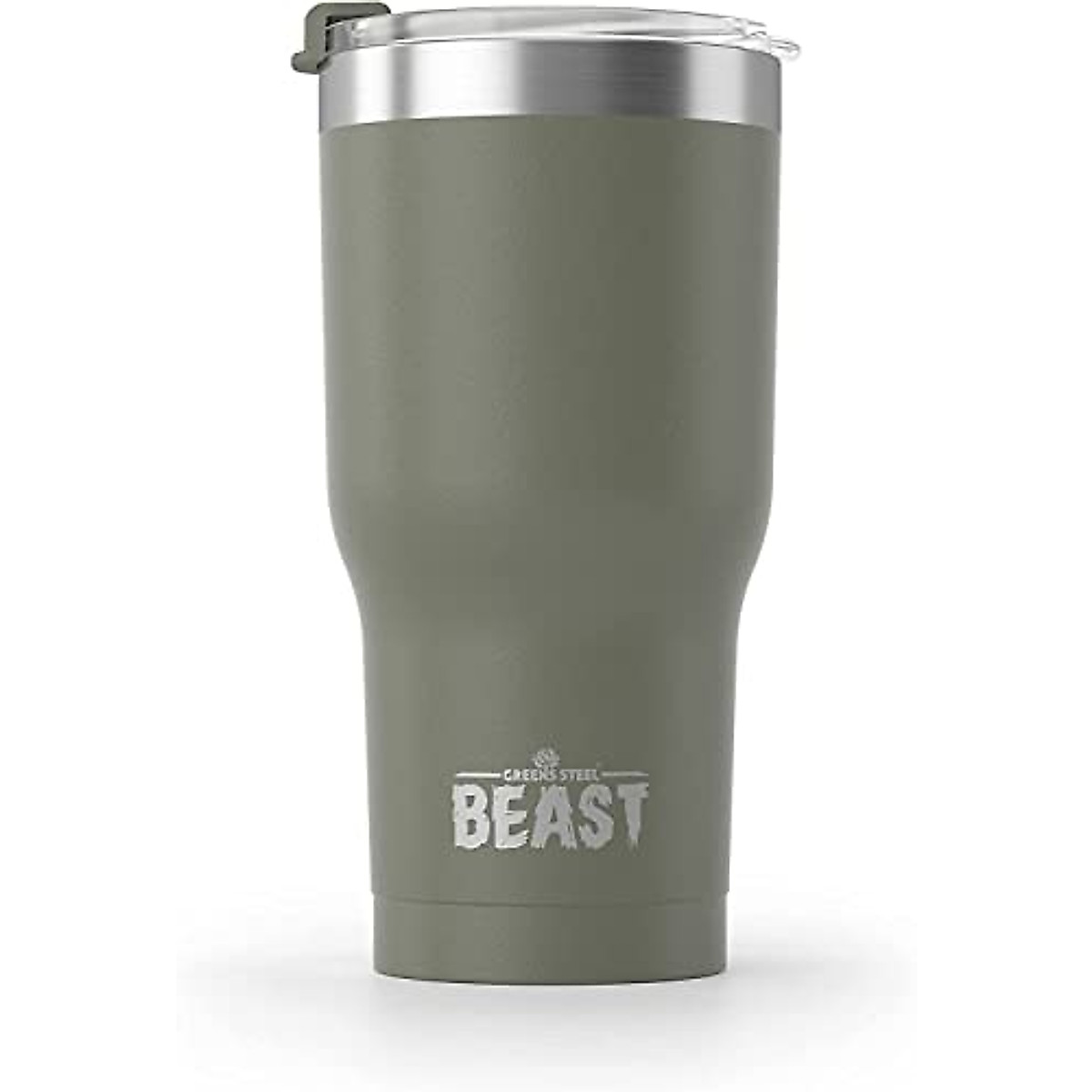 Beast 20 oz Tumbler Stainless Steel Vacuum Insulated Coffee Ice Cup Double Wall Travel Flask (Army Green)