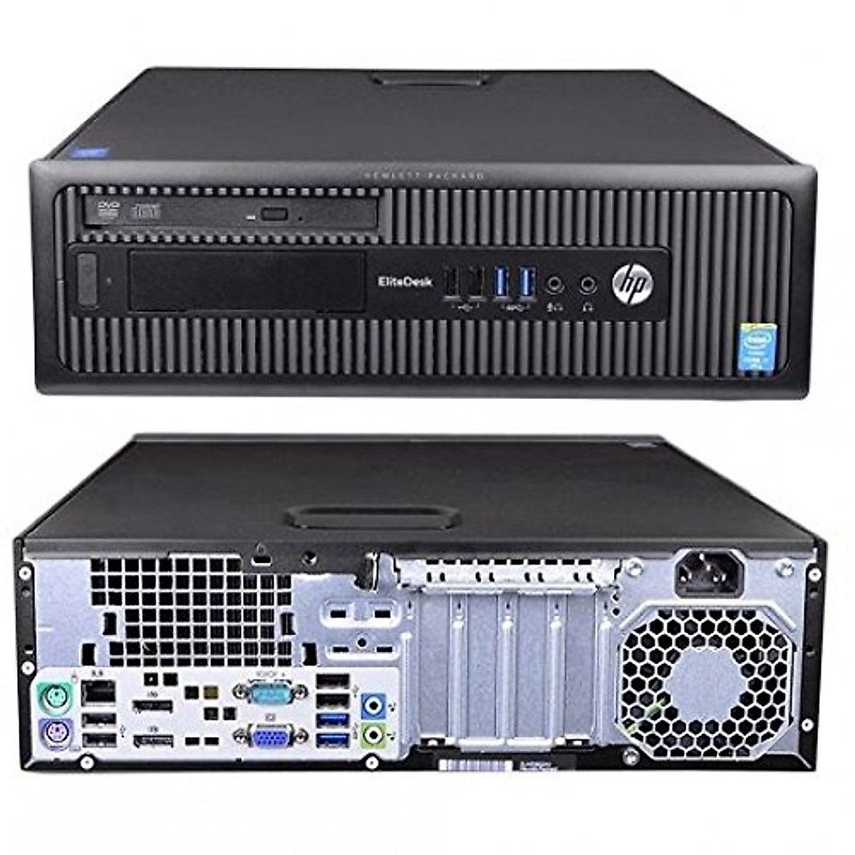 HP Prodesk 600 G1 SFF Slim Business Desktop Computer, Intel I7-4770 3.40 GHz, 32GB RAM, 256GB SSD 500gb SATA Drive,with 22 P221 Monitor, DVD, USB 3.0, Windows 10 Pro 64 Bit (Renewed)