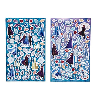 Disney Frozen 2 Elsa and Anna Kids Coloring Art and Sticker Set, 30 Pcs.