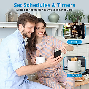 SONOFF S31 WiFi Smart Plug with Energy Monitoring, 15A Smart Outlet Socket ETL Certified, Work with Alexa & Google Home Assistant, IFTTT Supporting, 2.4 Ghz Wi-Fi Only 2-Pack