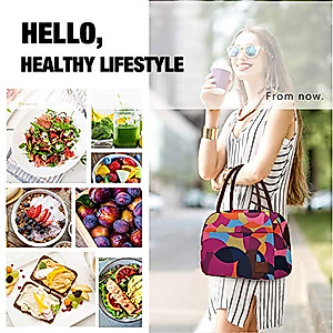 Lunch Bag for Women Adults Insulated Lunch Tote Bags Large Reusable Cooler Purse for Work Picnic Womens Lunch Box Food Containers Thermal Pack Bags Cute Lunchbox - Polka Dot 10L
