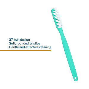 McKesson Toothbrush, Soft Bristle, Single Use/Disposable, Green, 144 Count, 1 Pack